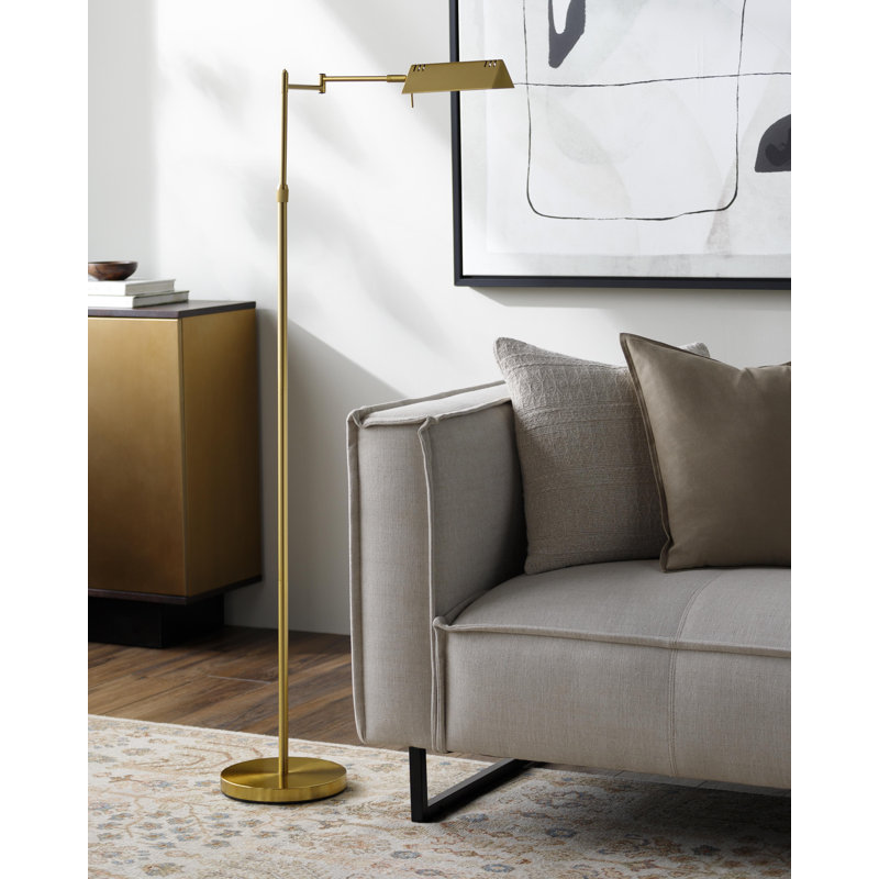 Birch Lane™ Nathanael 55'' Plated Base Task/Reading Floor Lamp & Reviews | Wayfair